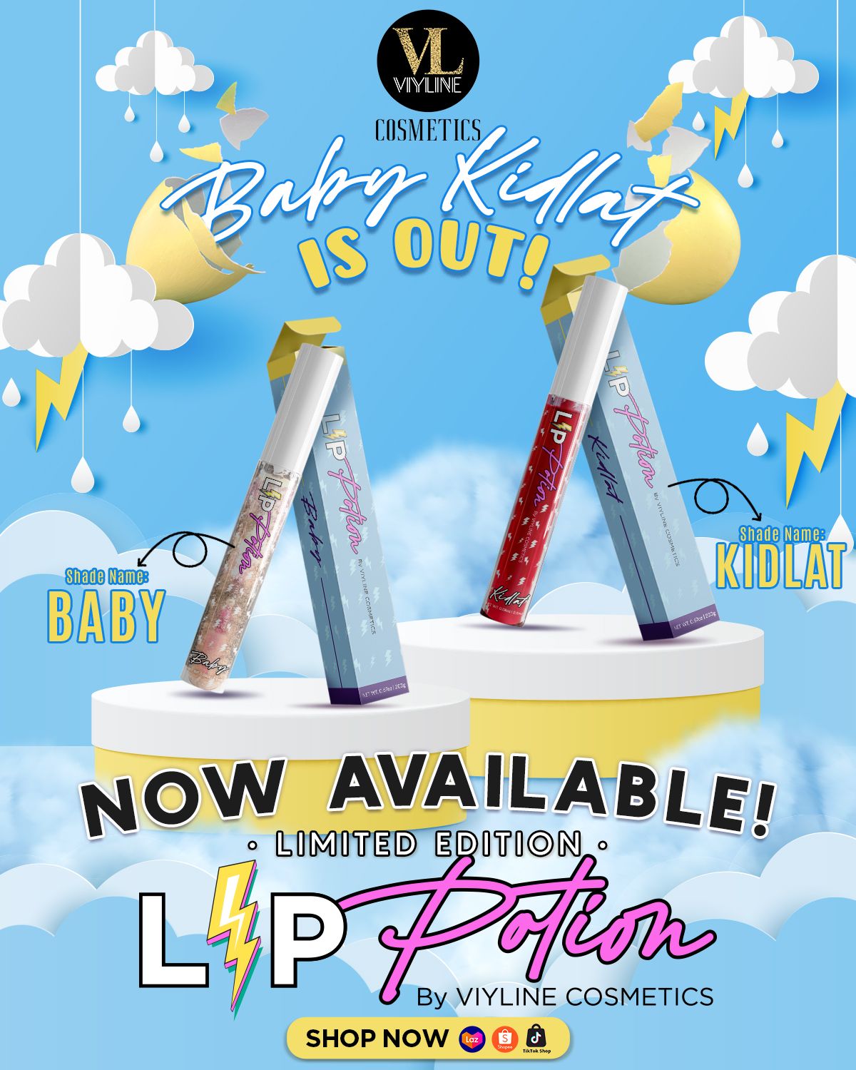 KIDLAT IS OUT! Baby Kidlat Lip Potion by VIYLine Cosmetics, Available ...