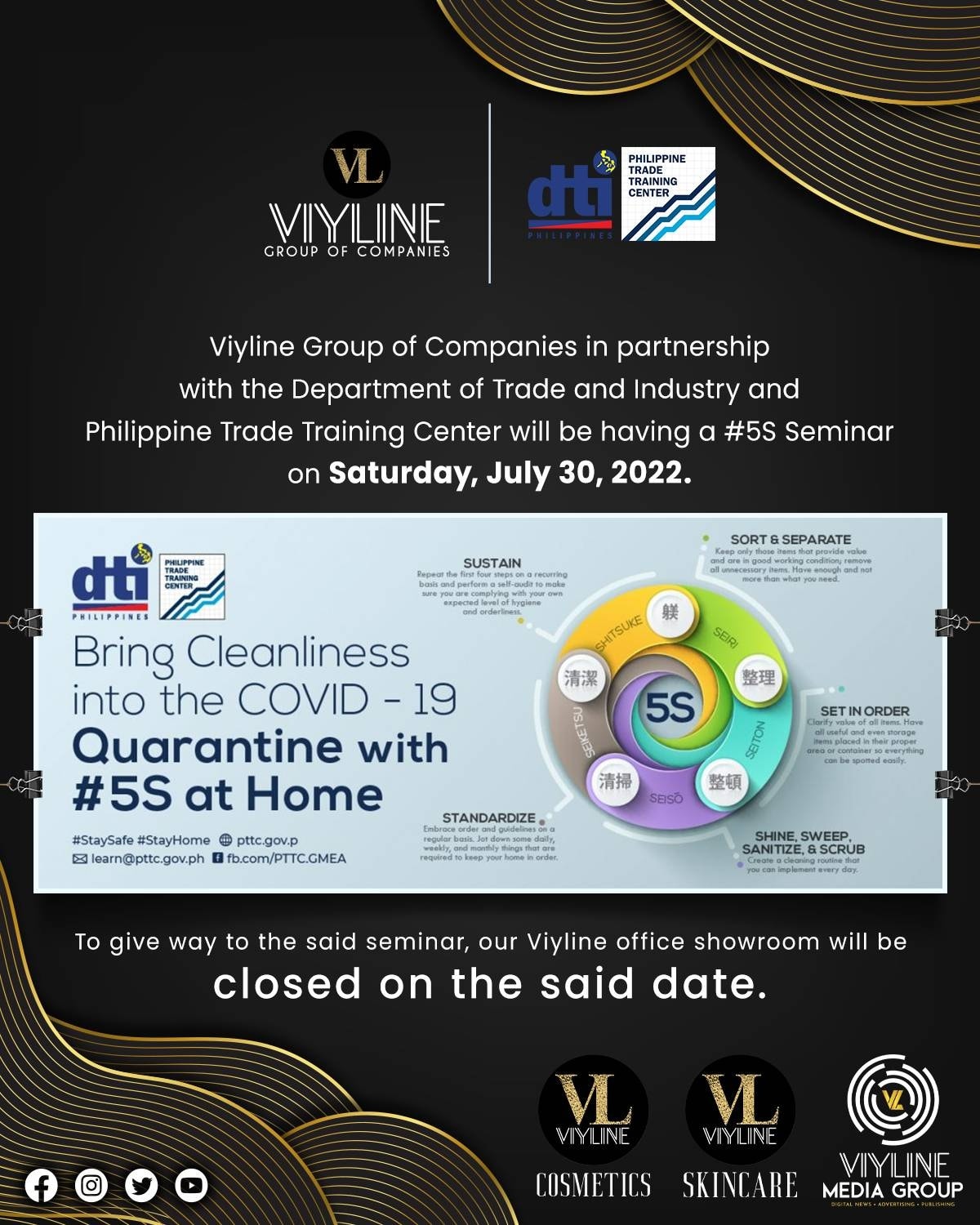 VIYLine Group of Companies, Certified 5S Ready! - ViyLine Media Group