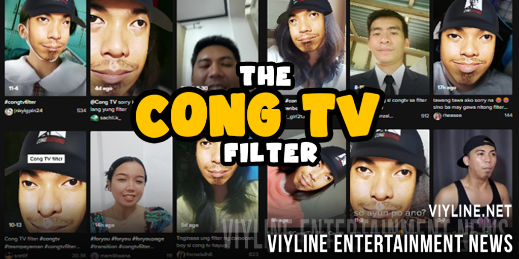 TOP TRENDING: Netizens Join Cong TV Filter Craze on TikTok - ViyLine ...