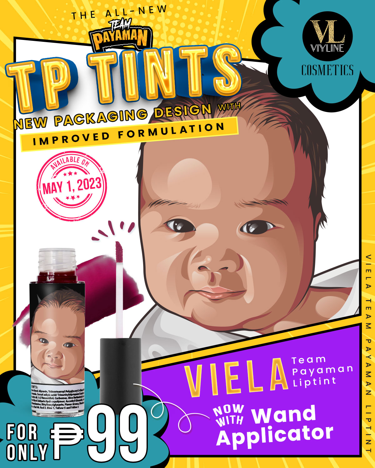 Say Hello to VIYLine Cosmetics’ New and Improved Team Payaman Lip Tints ...