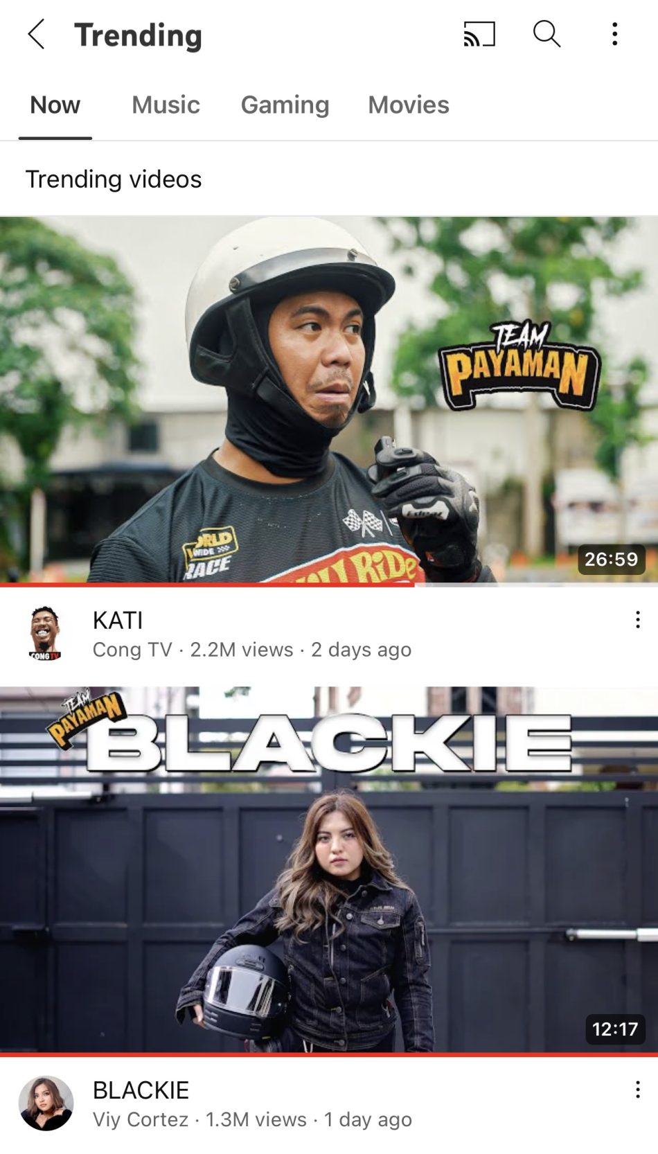 Cong TV, Viy Cortez Moto Vlogging Contents Trends Back-to-Back on YouTube - ViyLine Media Group