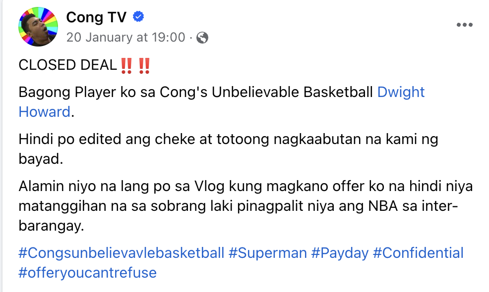 Cong TV Meets Dwight Howard; Recruits NBA Star For ‘Cong’s Unbelievable ...