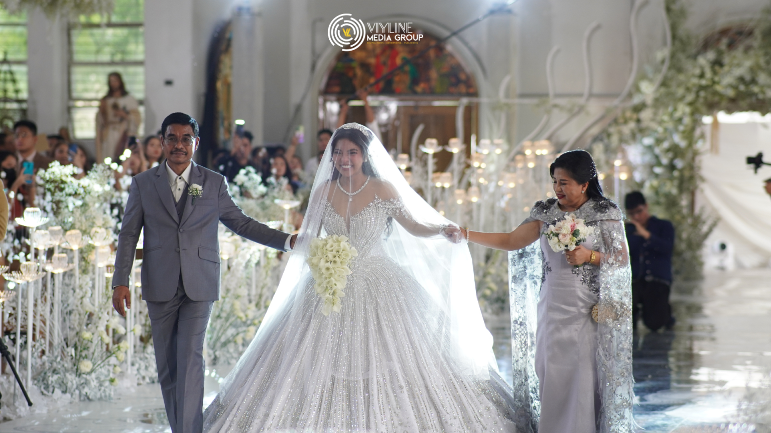 First Look: Viy Cortez’s Jaw-Dropping Custom Leo Almodal Bridal Gown - ViyLine Media Group