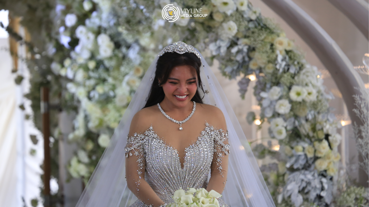 First Look: Viy Cortez’s Jaw-Dropping Custom Leo Almodal Bridal Gown - ViyLine Media Group